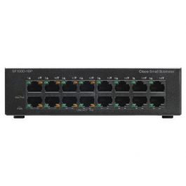 Cisco SF100D-16P 16 Port Fast Ethernet PoE Desktop Switch