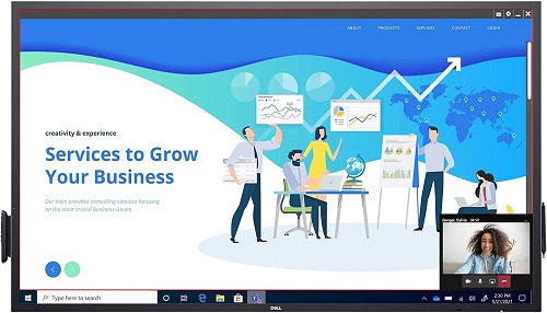 Buy Dell C6522QT 65" Class 4K UHD Touchscreen Conference Room IPS LED ...