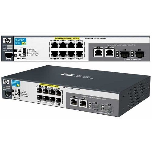 HP E2520-8G-PoE 8-port Managed Gigabit PoE Switch