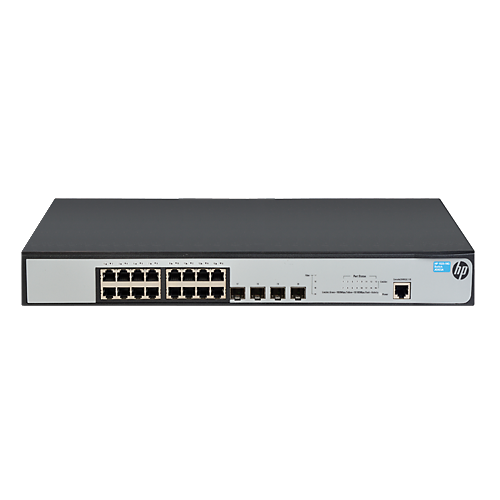 HP 1920-16G 16-Port Layer 2+ Smart Gigabit Switch w/ 4x SFP Ports, JG923A