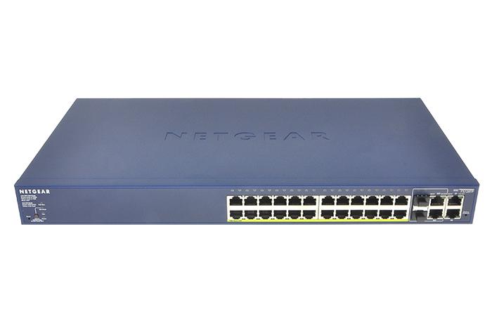 Netgear FS728TP 24-port PoE Smart Switch w/2 fiber ports