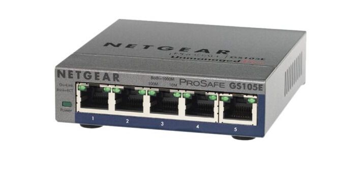 Netgear Prosafe 5 Port Gigabit 10/1000 Plus Switch
