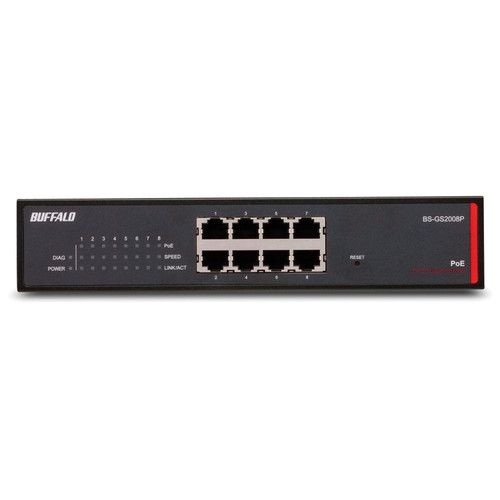 Buffalo BS-GS2008P 8 Gigabit PoE Smart Switch