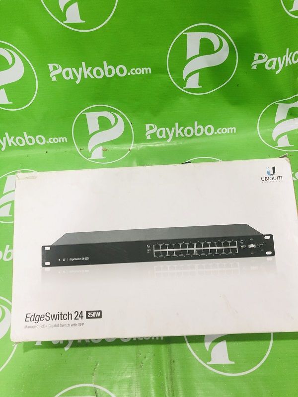 Ubiquiti Networks EdgeSwitch 24 Port 250 Watt Managed PoE+ Gigabit ...