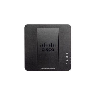 Cisco SPA112 VoIP/SIP ATA/Telephone Adapter w/ 2-FXS Ports
