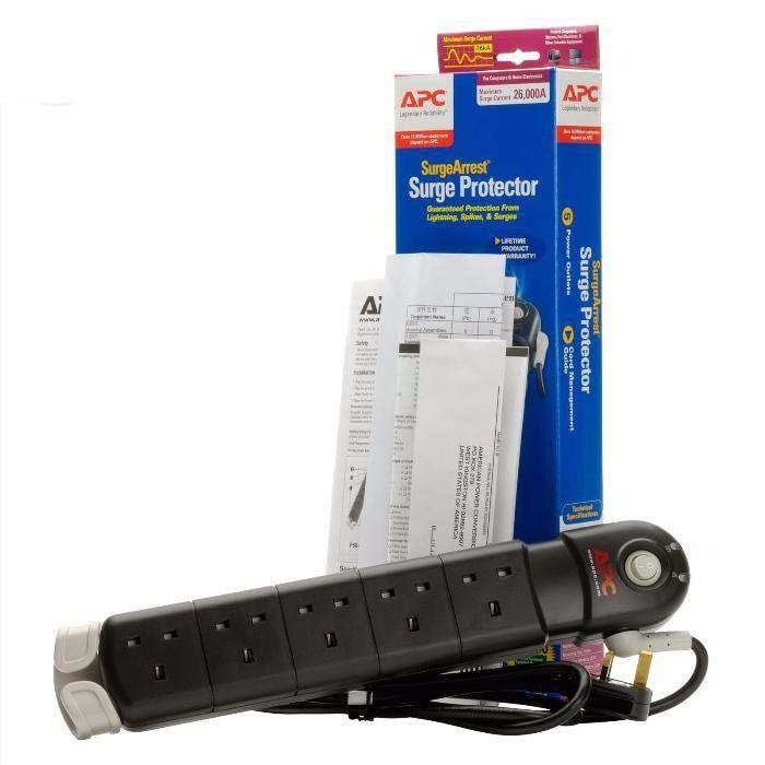 APC ESSENTIAL SURGE ARREST 5 OUTLETS 230V UK Power & UPS