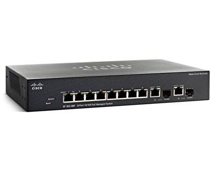 CISCO SRW208P-K9-UK.SF302-08P.POE 8-PORT SWITCH