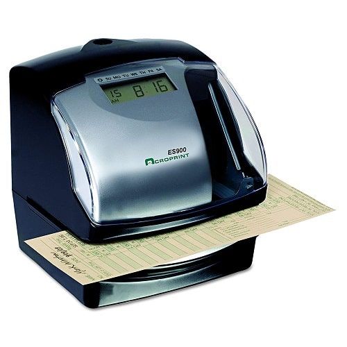 Acroprint ES900 Electronic Payroll Recorder/Time Stamp/Numbering ...