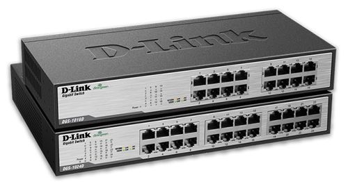 D-Link 24-Port Gigabit Unmanaged Desktop Switch DGS-1024D