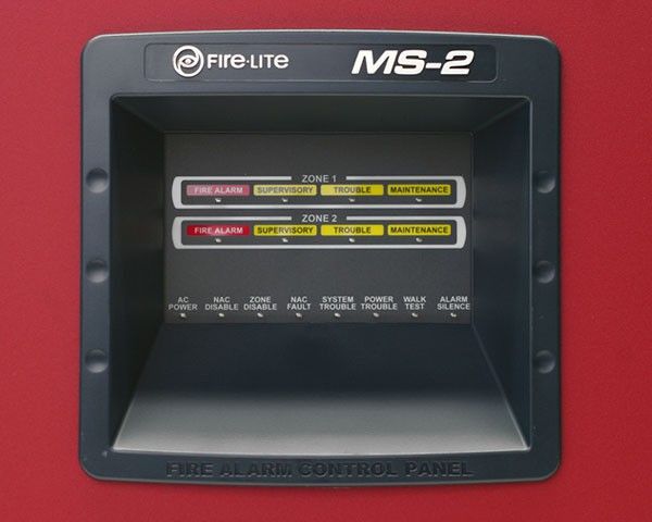 FIRE-LITE ALARMS MS2 FIRE-LITE MS-2 2 ZONE Fire-Lite Alarms