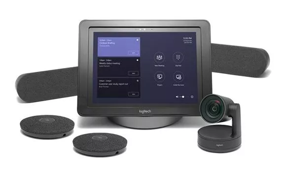 Logitech Rally Plus Solution Including Two Speakers And Two