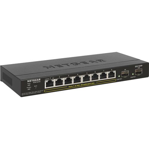Netgear GS310TP S350 Series 8-Port Gigabit PoE Smart Managed Switch