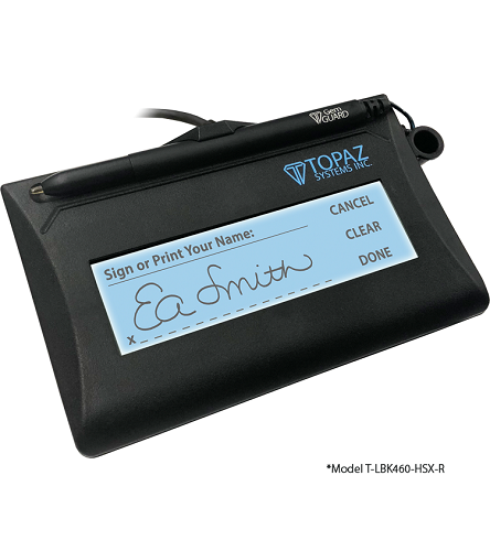 Buy Topaz SigLite T-LBK460-HSB-R USB Signature Pad Online In Nigeria ...