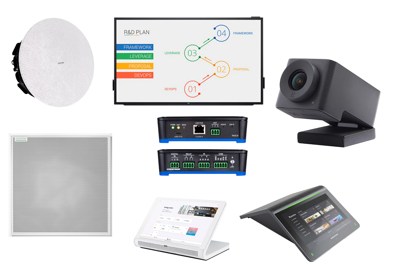 Buy Crestron and Shure Wireless Audio & Video Conferencing Solution ...