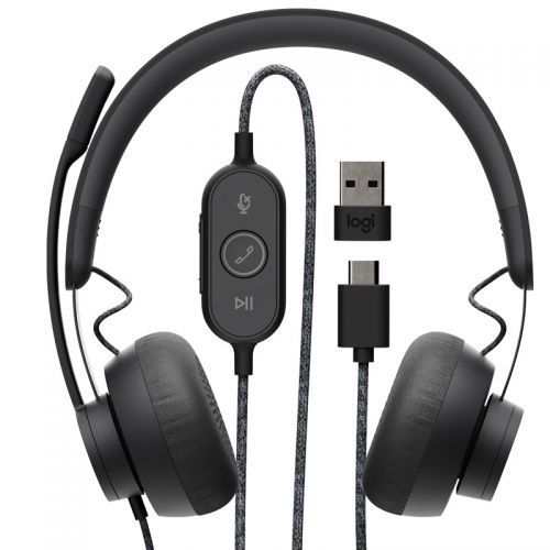 Buy Logitech Zone Wired Headset With Noise Canceling Mic Online In Nigeria Paykobo Com