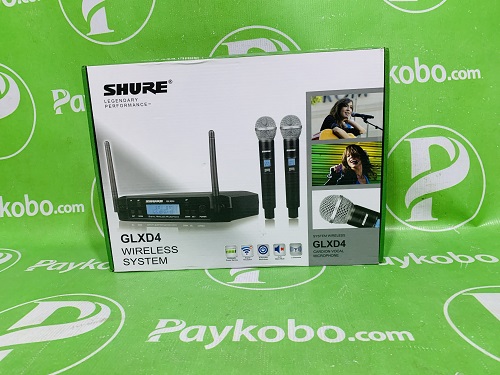 Buy Shure GLXD4 Professional Wireless Microphone System with Digital Wireless Tabletop Receiver ...